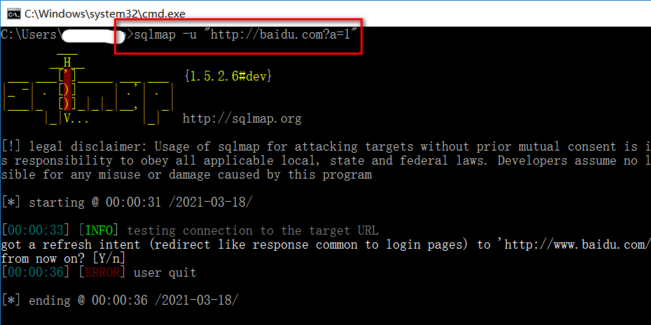 Window系统在cmd窗口中直接使用sqlmap命令进行sql注入测试在命令行中输入python Sqlmappy也会弹出默认程序这可能是因为你的系统关联了py Csdn博客