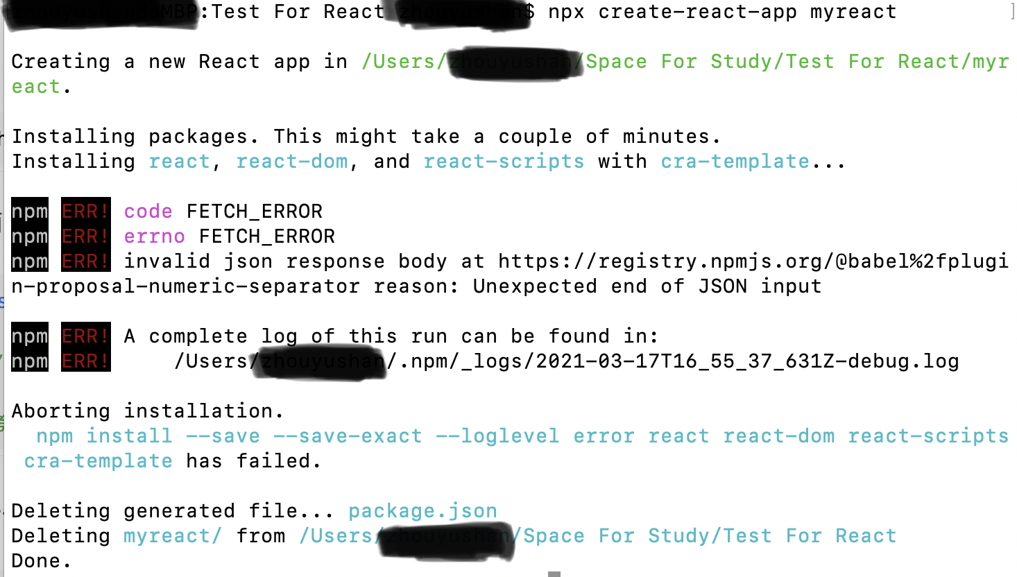 MacOS下用node.js+npm+VSCode搭建React项目_mac本vscode安装react-CSDN博客