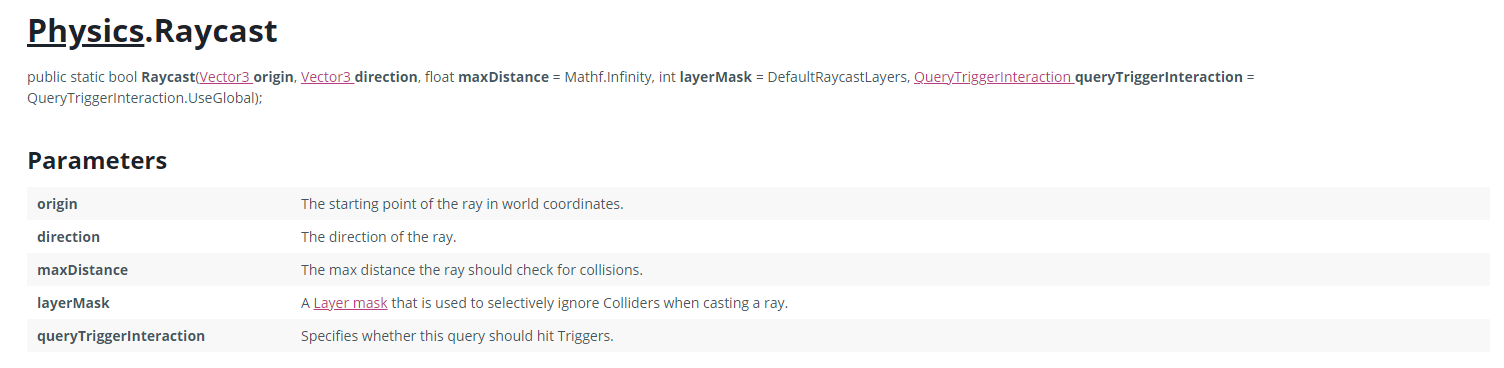 Unity Physics.Raycast踩坑_unity中hit.point不精确-CSDN博客