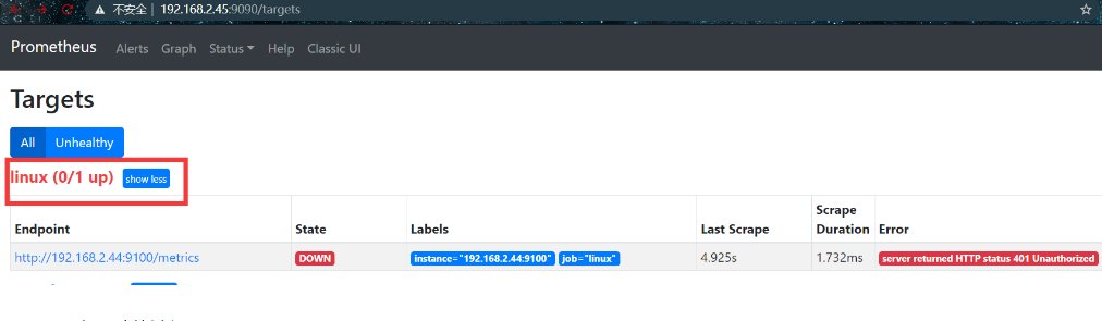二、Prometheus TLS加密认证和基于 basic_auth 用户名密码访问_prometheus basicauth-CSDN博客