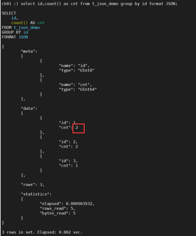 clickhouse输入输出格式之JSON系列【JSON、JSONCompact和JSONEachRow】-CSDN博客