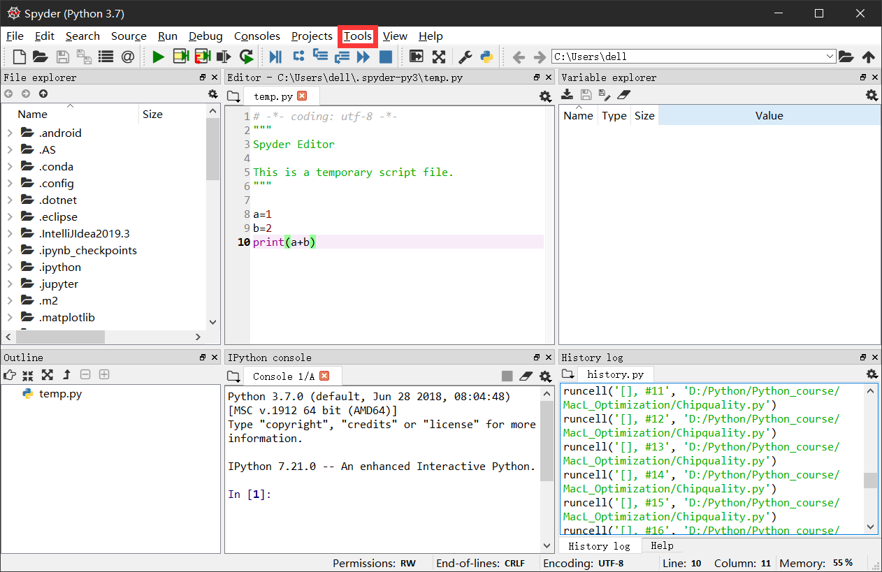 Spyder修改路径_spyder路径改变-CSDN博客