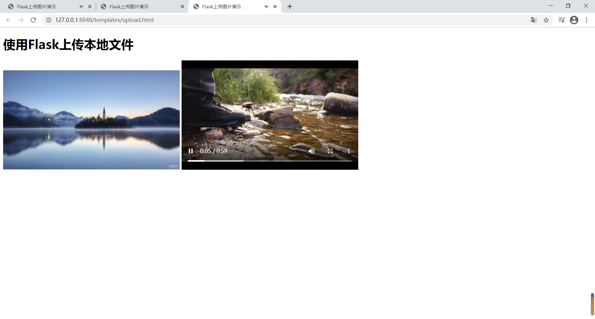 Flask—本地图片，视频上传pythonflask项目实现视频预览的上传入库 Csdn博客 