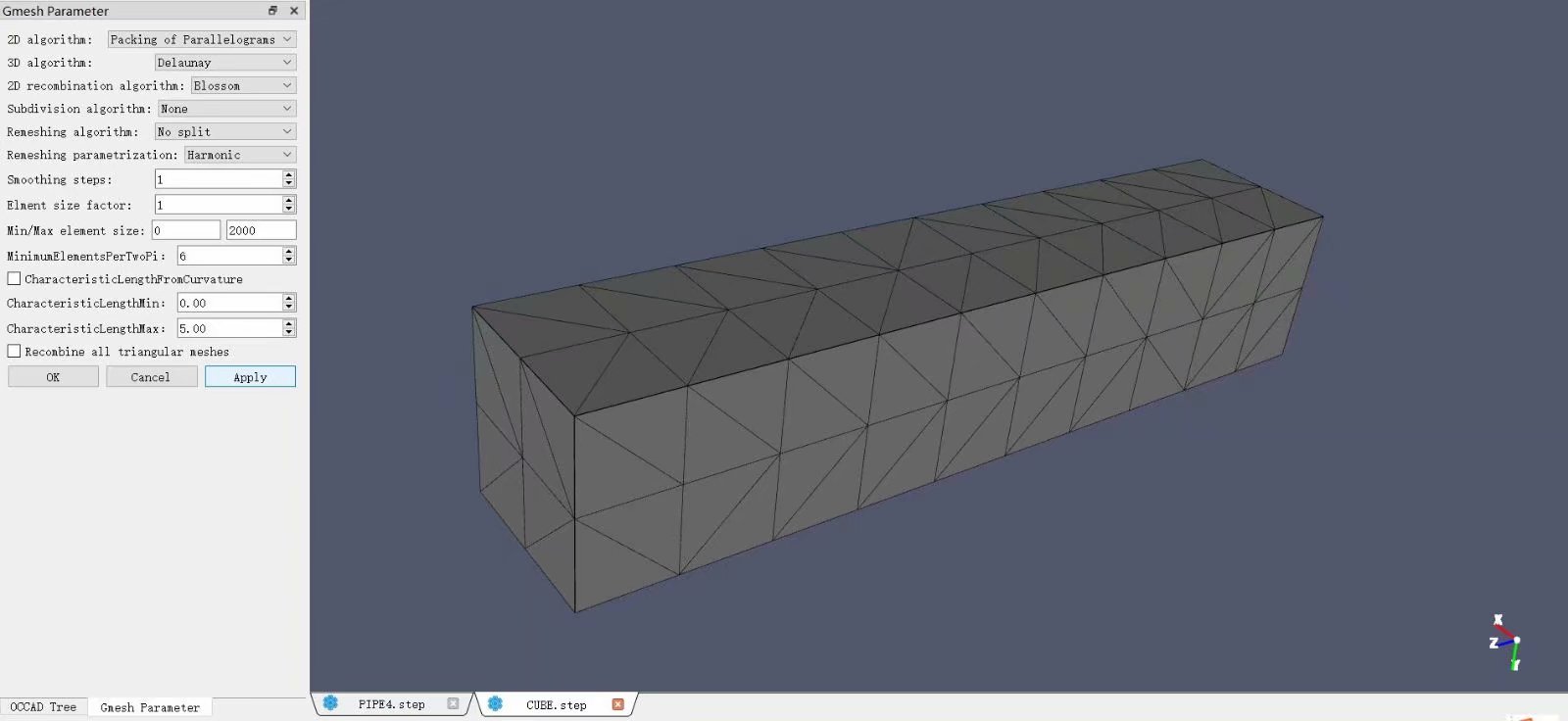 关于Gmsh使用Packing of Parallelograms 2D算法的集成测试_gmsh修复几何错误-CSDN博客