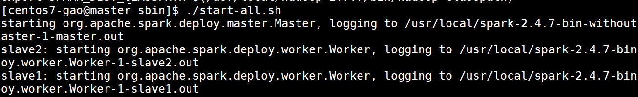 hadoop2.7+spark2.4出现failed to launch: nice -n 0 --host master --port 7077 --webui-port 8080_org ...