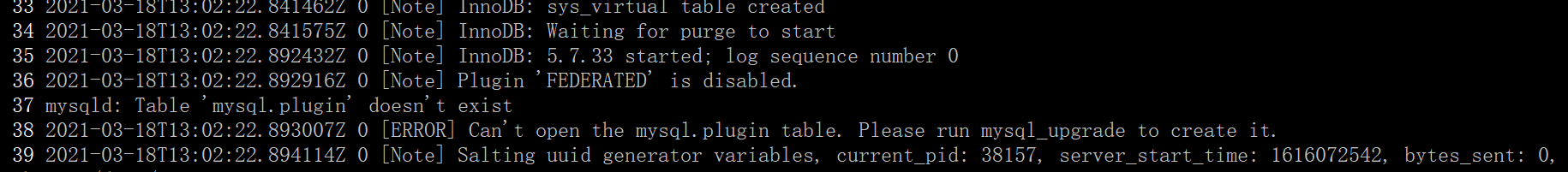 配置MySQL多实例时，报错mysqld: Table ‘mysql.plugin‘ doesn‘t exist 的一个原因_docker mysqld: table 'mysql ...