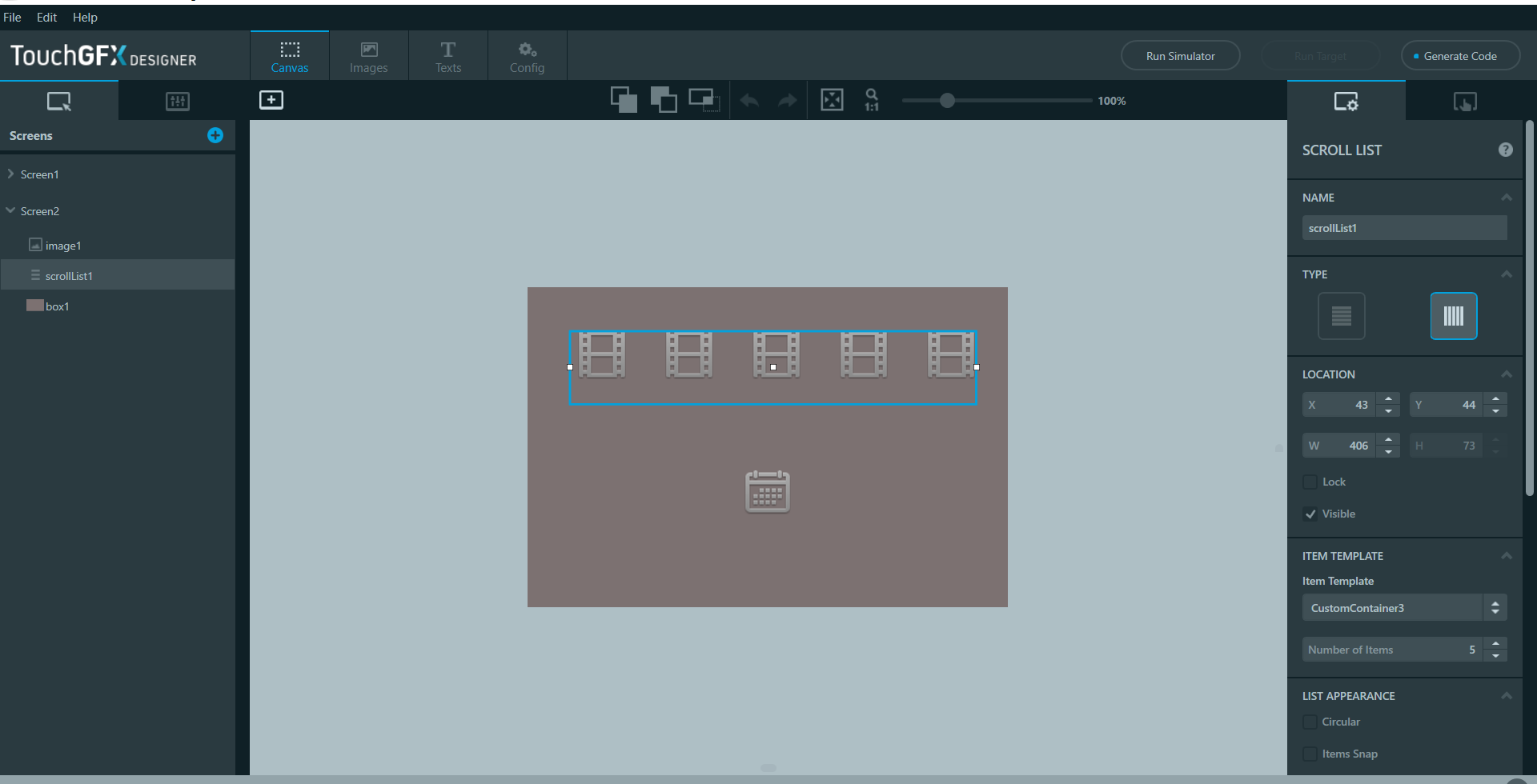 stm32基于TouchGFX的GUI开发（六）：(Scroll List)滚动列表的使用_touchgfx scrolllist-CSDN博客