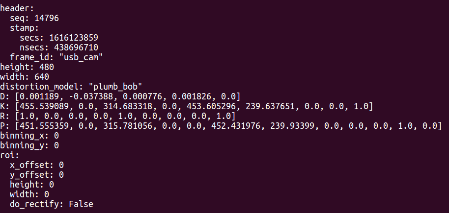 sensor_msgs/CameraInfo Message理解_相机seq是什么参数-CSDN博客