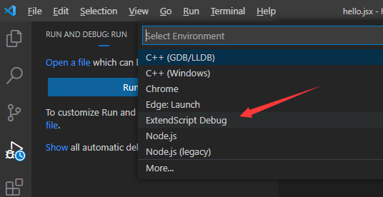 Visual Studio Code支持ExtendScript的Adobe应用程序中调试_extendscript debugger-CSDN博客