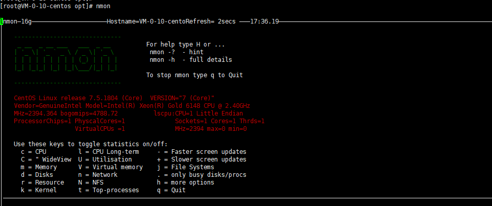Monitor Linux Server with NMON - Programmer Sought