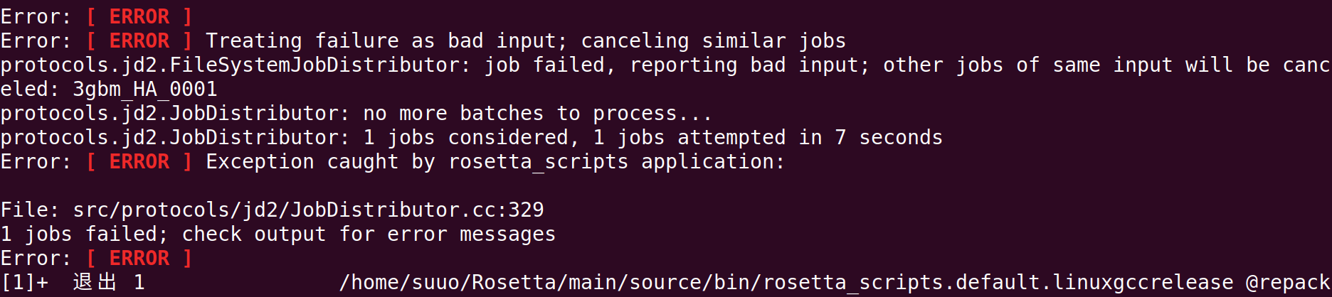 Rosetta error:bad input问题（解决）_error: remeshing failed. (badinput)-CSDN博客