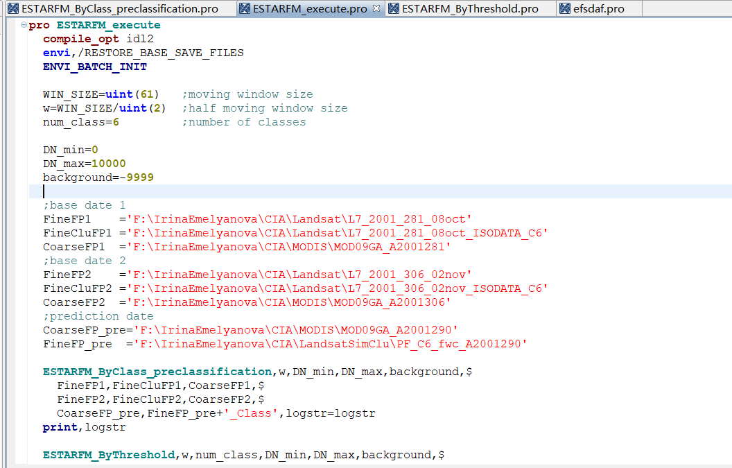 遥感时空融合算法实现（STARFM ESTARFM FSDAF）-CSDN博客