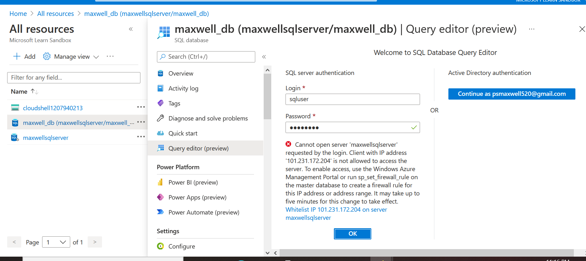 Explore Azure database and analytics services_tailwind traders database ...