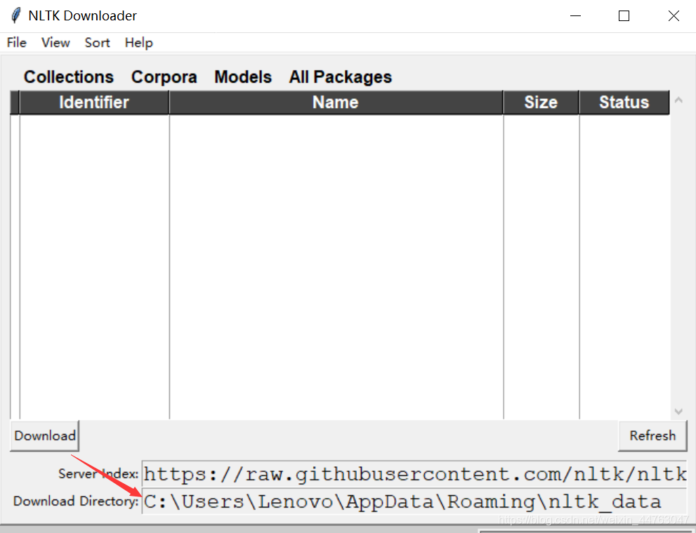 Nltk安装及语料库包下载 And Nltkdownload报错问题解决nltk Download没网 Csdn博客