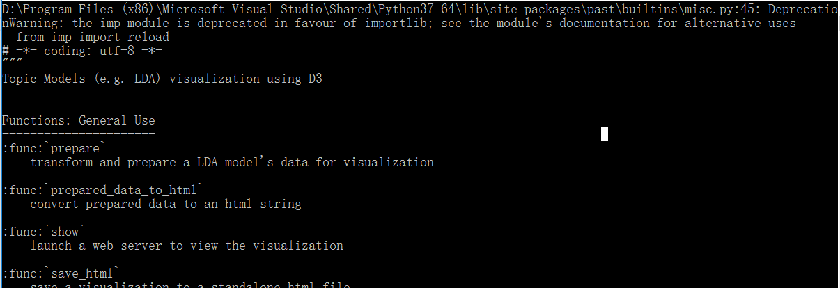 pyLDAvis实现LDA结果可视化时报错[22]Error:invalid argument_lda主题模型绘图时候报错-CSDN博客