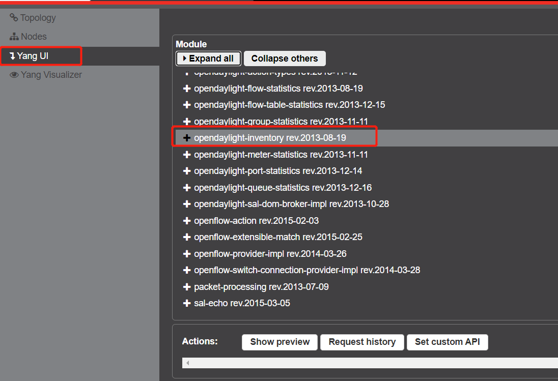 ODL(OpenDayLight)Yang UI界面下发流表(ODL+mininet)_odl下发流表-CSDN博客