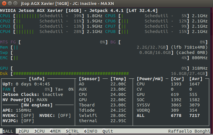 Jetson AGX Xavier使用jtop_jtop界面解析-CSDN博客