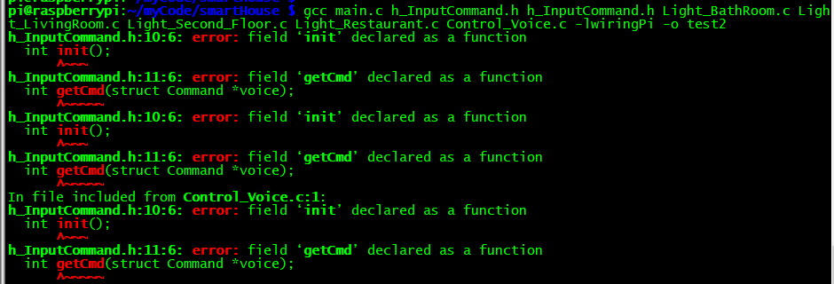 Error Field ‘xxx Declared As A Function Csdn博客 