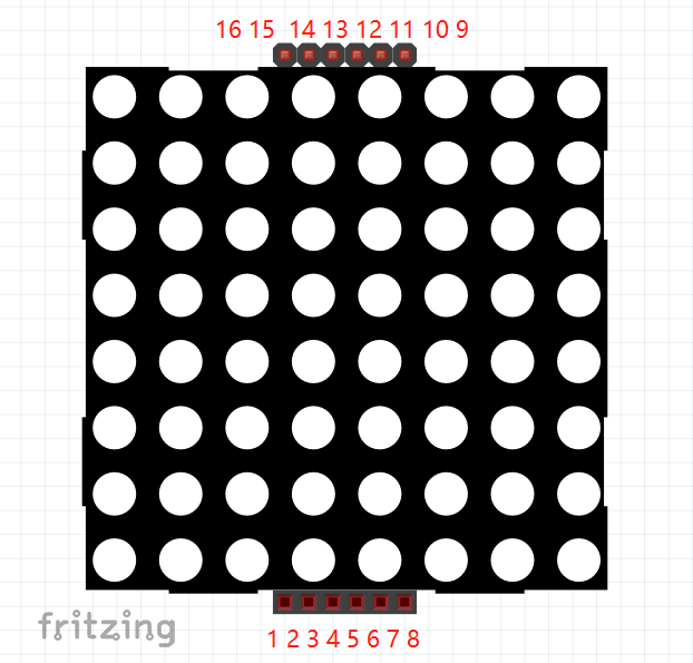 Arduino无痛开发_LED8*8点阵实验(详解)_8*8led模块接线为8*16-CSDN博客