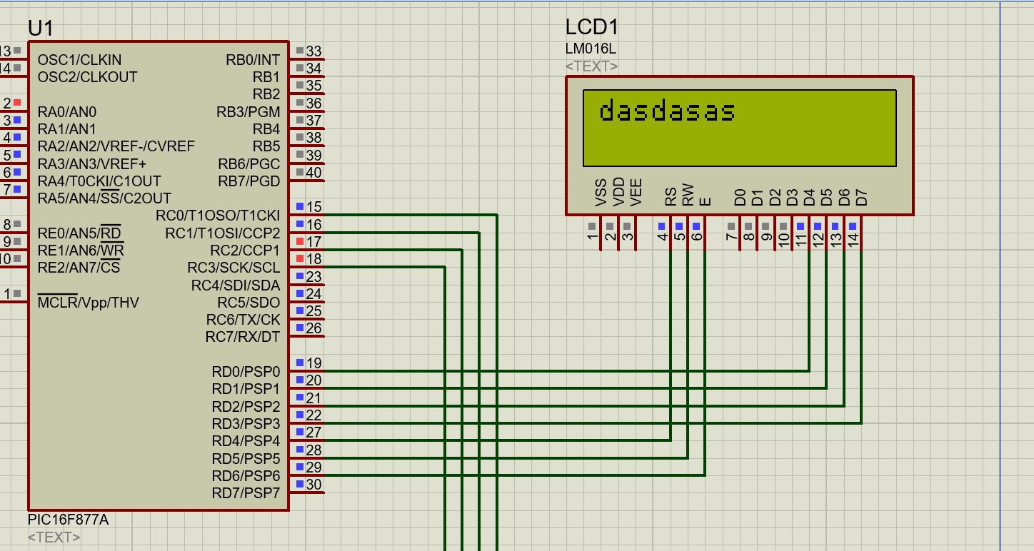 PIC16 单片机 LCD1602 驱动 程序 PIC16F877A PIC16F887_pic16f15256 例程-CSDN博客