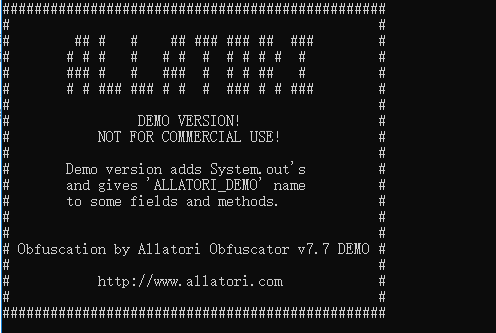 Allatori混淆SpringBoot项目代码_springboot allatori-CSDN博客