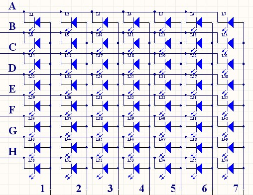 Arduino无痛开发_LED8*8点阵实验(详解)_8*8led模块接线为8*16-CSDN博客