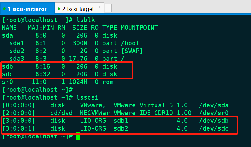 基于CentOS7搭建ISCSI存储服务器_iscsi-initiator-utils-CSDN博客