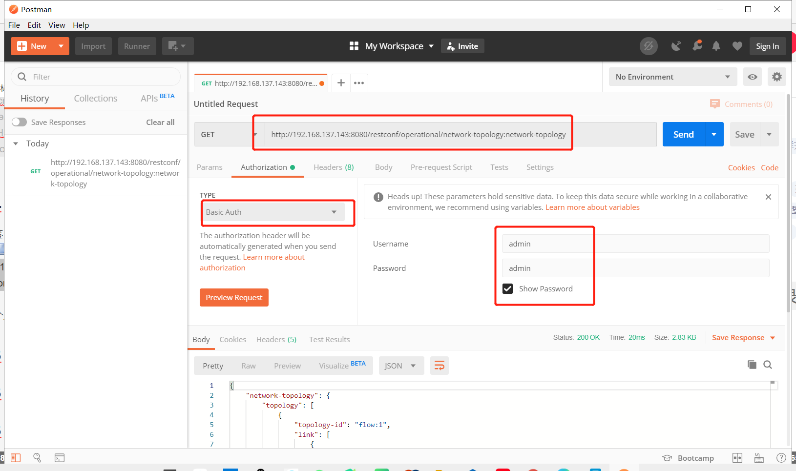 OpenDayLight+Mininet+Postman下发流表实验-CSDN博客
