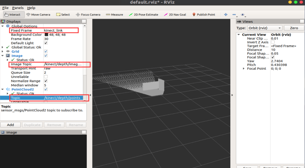 Gazebo机器人仿真 —— 通过Rviz显示传感器(camera、kinect、Lidar)采集信息_rviz仿真图像识别-CSDN博客