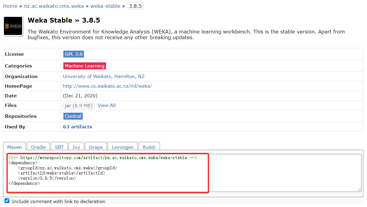 学习weka（3）：idea中集成wekaweka Maven Csdn博客 