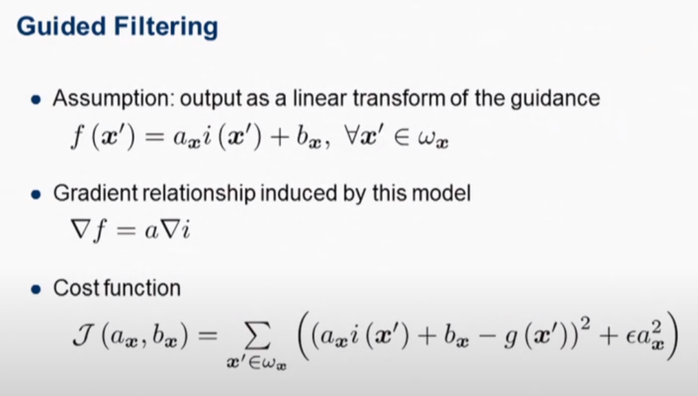 导向滤波原理（Guided Filter）的一些剖析和实践-CSDN博客