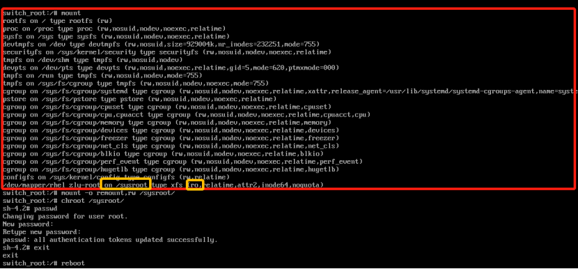 红帽Linux 7系统修改root密码_redhat7单用户重置root密码-CSDN博客