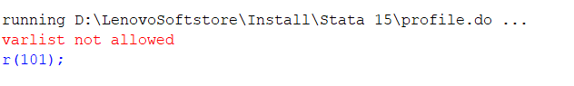 stata学习笔记#连玉君老师profile.do文件下载设定 #varlist not allowed_varlist not allowed-CSDN博客