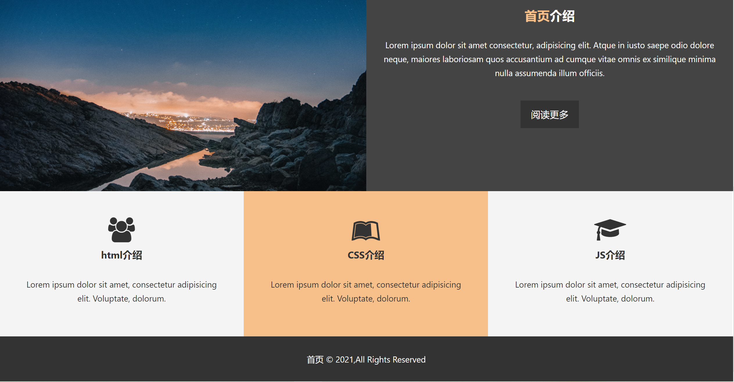 Htmlcss入门小项目巩固练习在码云上的前端htmlcss练习小项目 Csdn博客 