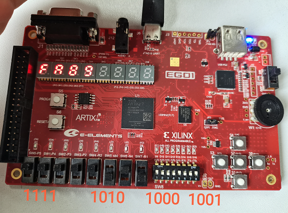 EGo1下板_数码管动态显示_ego1程序固化-CSDN博客
