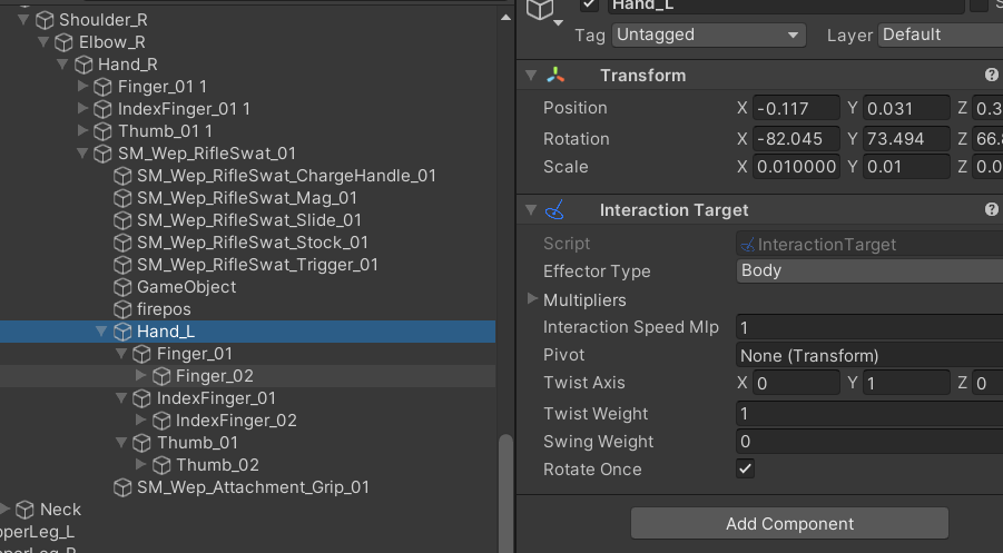 unity的final ik的Hand Poser组件-CSDN博客