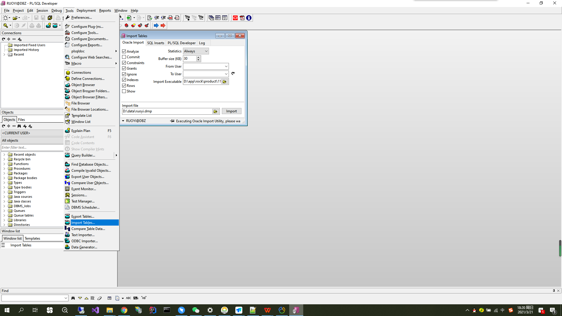 Plsql工具备份oracle数据表以及还原oracle数据表plsql备份oracle数据库 Csdn博客