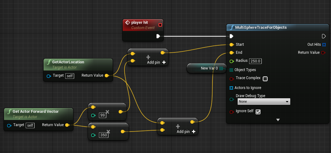 虚幻4学习日志2020.3.21 关于攻击判定（生成球形区域判定）_ue5 multi sphere trace for object-CSDN博客