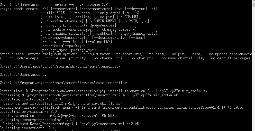 TensorFlow安装问题：安装的TensorFlow版本与python版本不匹配的问题&ImportError: DLL load failed_windows下python3.11 版本 ...