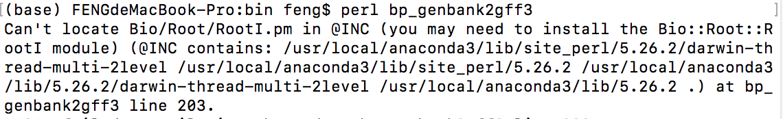 Linux/MacOS下安装BioPerl_bio::root::rooti-CSDN博客