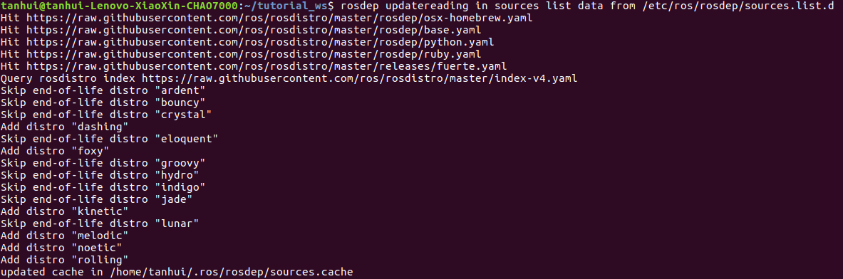 sudo rosdep init 和 rosdep update错误的终极解决方法_recommended: please run rosdep update-CSDN博客