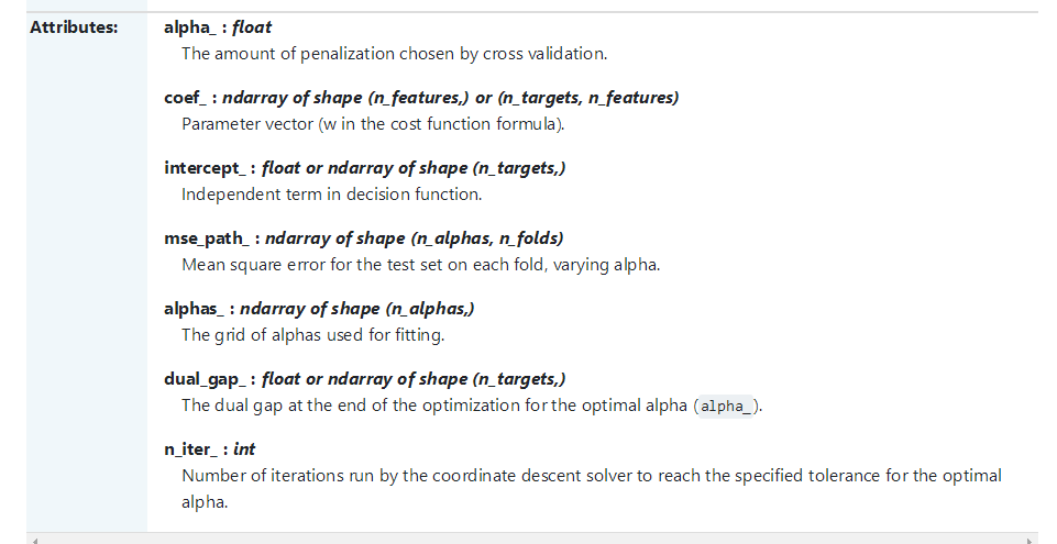 AttributeError: ‘LassoLarsCV‘ object has no attribute ‘mse_path_‘问题求解_lassocv' object has no ...