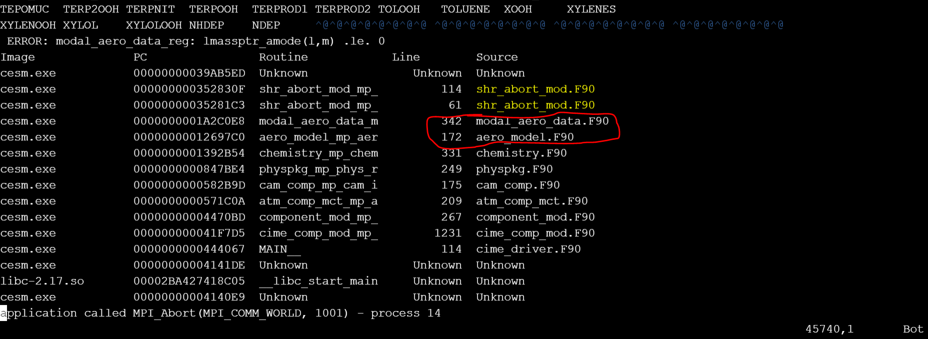 CESM2笔记——模式debug之堆栈追踪_cesm, debug-CSDN博客