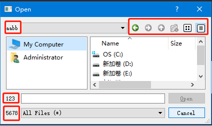 QFileDialog 打开文件，可修改按钮名称 目录 文件类型 查看_py qfiledialog修改按钮名称-CSDN博客