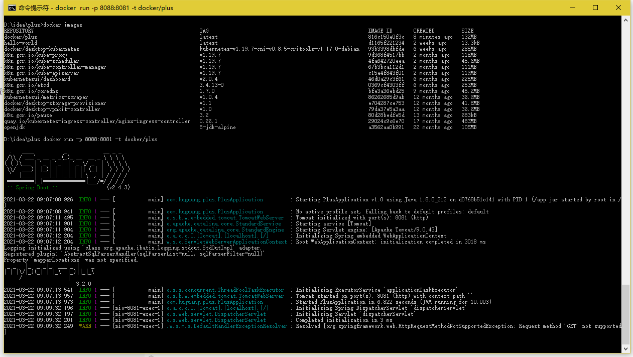 Win10安装docker，部署springboot项目到docker上_no plugin found for prefix 'docker' in the current-CSDN博客