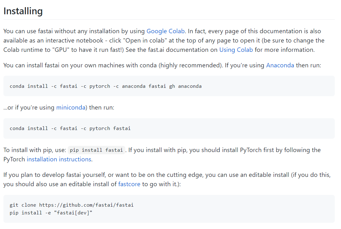 fastai安装报错（主要是自从出了新的版本后可能遇到的问题）_安装fastai报错-CSDN博客