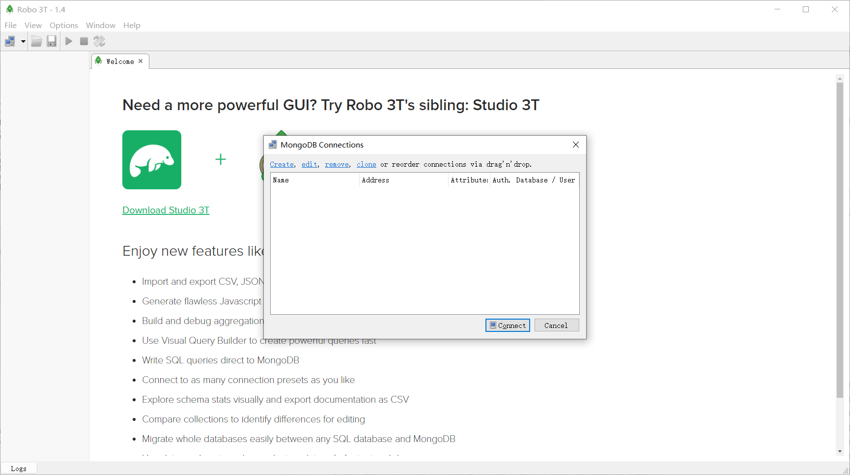 MongoDB之Robo3T客户端安装_robo3t安装教程-CSDN博客