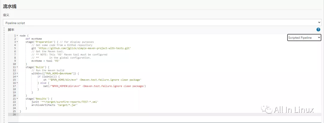 持续集成环境（四）-Maven项目构建和Pipeline流水线项目构建_pipeline maven-CSDN博客