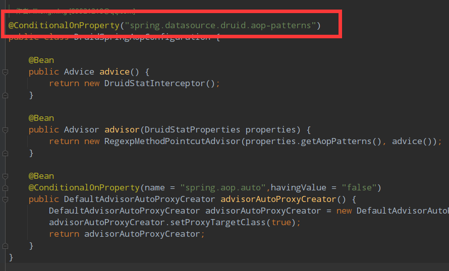 Spring Boot——druid在applicationyml文件中配置【springdatasourcedruidaop Patterns】无效解决方案 Csdn博客 